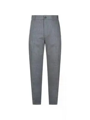 Eleventy Pressed-crease Tailored Trousers - Grey