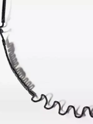 Miu Miu Metal And Leather Headband