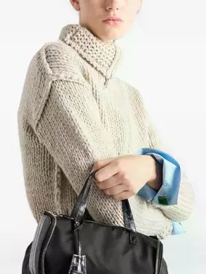 Prada Wool Zipper Cardigan