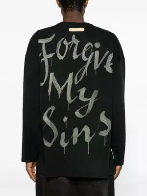PDF Graphic-print Long-sleeves Sweatshirt