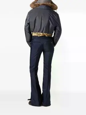 Miu Miu Technical Fabric And Shearling Windbreaker
