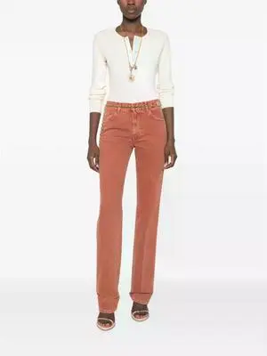 Chloé Flatlock Rib Jersey Top - Neutrals
