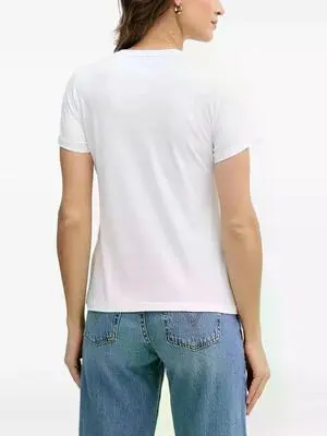 Dkny Crystal-embellished Graphic-print T-shirt