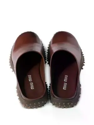 Miu Miu Leather Mules