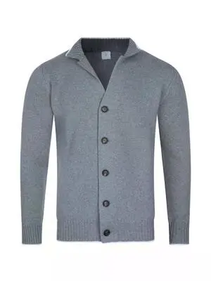 Eleventy Button-up Wool Cardigan - Grey