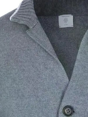 Eleventy Button-up Wool Cardigan - Grey