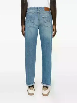 Brunello Cucinelli Mid-rise Straight-leg Jeans