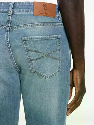 Brunello Cucinelli Mid-rise Straight-leg Jeans