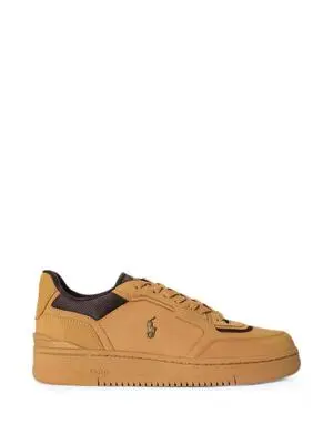 Polo Ralph Lauren Open Masters Nubuck-panelled Trainer - Brown
