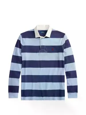 Polo Ralph Lauren Rugby Striped Polo Shirt - Blue