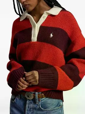 Polo Ralph Lauren Striped Rugby Polo Sweater