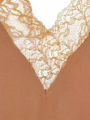 FORTE_FORTE Lace-trim Top