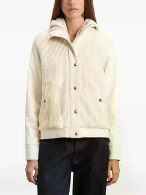 Woolrich Ribbed Long-sleeve Bomber Jacket