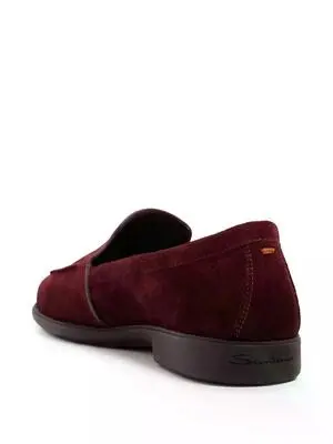 Santoni Slip-on Suede Loafers