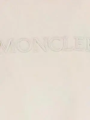 Moncler Embroidered Tonal-logo Cotton T-shirt