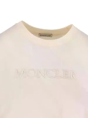 Moncler Embroidered Tonal-logo Cotton T-shirt