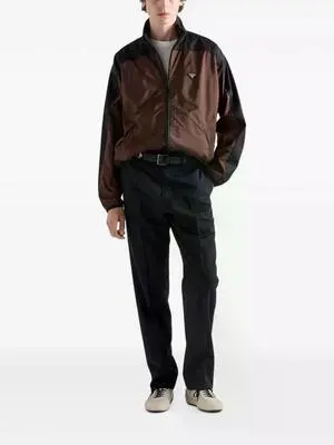 Prada Re-nylon Jacket With Enamelled Triangle Logo