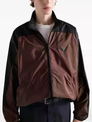 Prada Re-nylon Jacket With Enamelled Triangle Logo