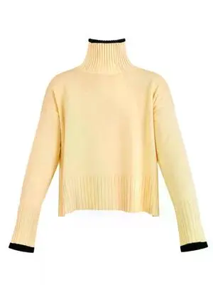 Pinko Cream Turtleneck Sweater - Neutrals