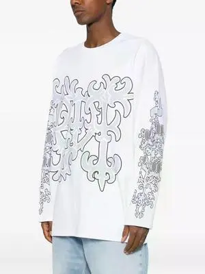 PDF Graphic-print Long-sleeve T-shirt