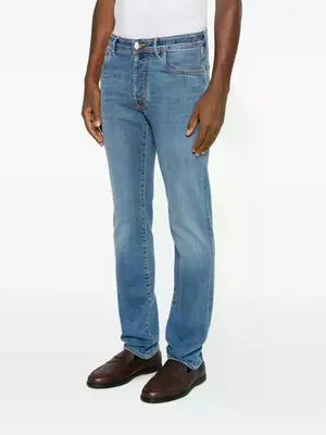 Jacob Cohen Bard Contrast-stitching Slim-fit Jeans