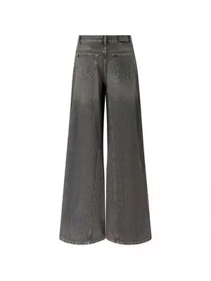 Pinko Flared Jeans With Super Wide Leg