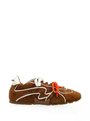 NAKED WOLFE Adored Suede Lace-up Sneakers