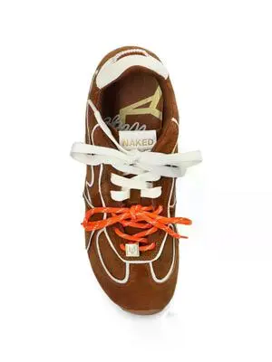 NAKED WOLFE Adored Suede Lace-up Sneakers