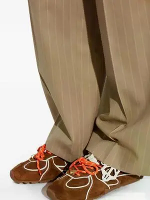 NAKED WOLFE Adored Suede Lace-up Sneakers