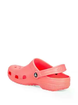 CROCS Perforated Slingback Clogs - Pink