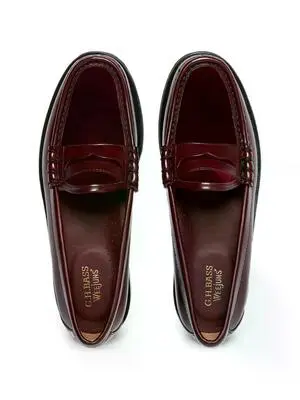 G.H.BASS Weejuns Larson Velvet-panel Loafers
