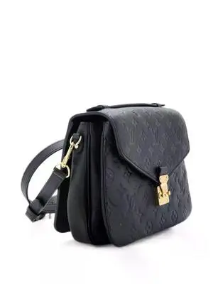 LOUIS VUITTON Pochette Metis Monogram Empreinte Leather Crossbody Bag