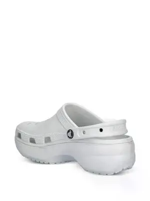 CROCS Classic Platform Clogs - Grey