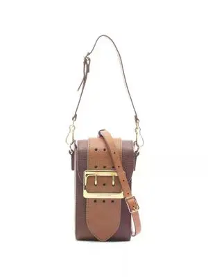 Burberry Buckle-detail Mini Bag - Red