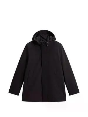 Woolrich Hooded Padded Short Coat - Black