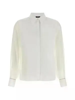 Peserico Punto Luce Long-sleeve Shirt - White