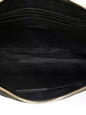 Saint Laurent Chevron Calfskin Cassandre Document Holder Clutch Bag
