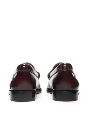 G.H.BASS Weejuns Heart-patch Loafers - Red