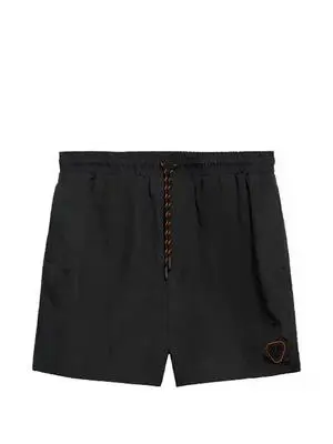 GERTRUDE Drawstring Logo-patch Shorts - Black