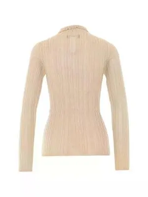 Fabiana Filippi Lamé-effect Ribbed-knit Sweater
