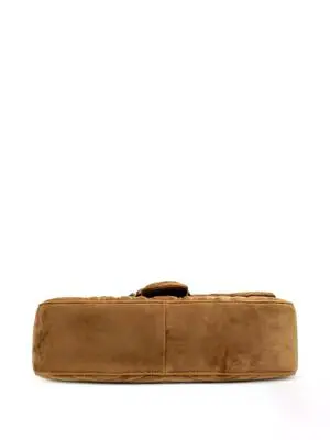 Gucci 2000-2015 Medium Gg Marmont Matelasse Velvet Shoulder Bag