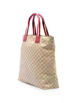 Gucci 2016-2026 Gg Canvas Web Vertical Tote Bag