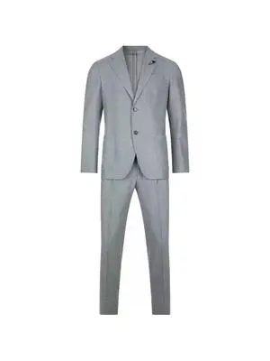 LARDINI Single-breasted Wool-blend Suit