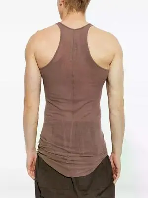 Rick Owens Ribbed-knit Racerback Tank Top