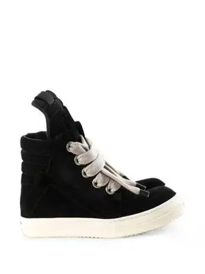 Rick Owens Jumbolace Geobasket High-top Sneakers - Black
