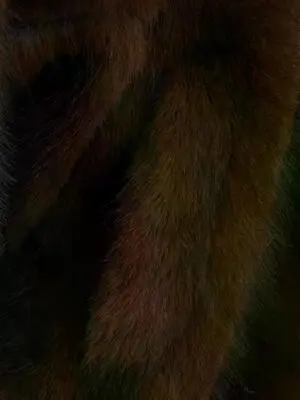 VALENTINI 1972 Faux-fur Wide Collar Jacket