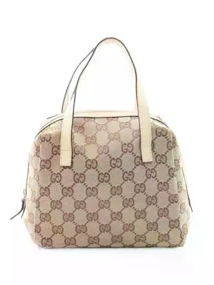 Gucci 2000s Gg Canvas Tote Bag - Neutrals