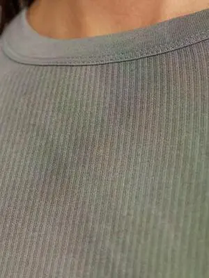Rick Owens Ribbed Knit Long Sleeve T-shirt