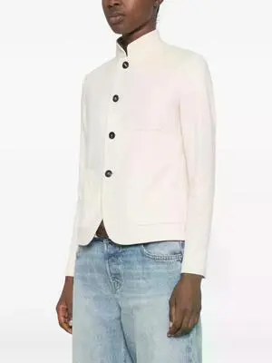 CIRCOLO 1901 Mandarin-collar Patch-pocket Jacket