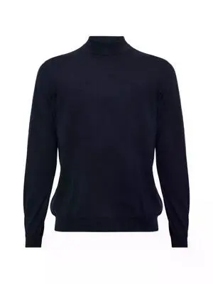 Kiton Mock-neck Sweater - Blue
